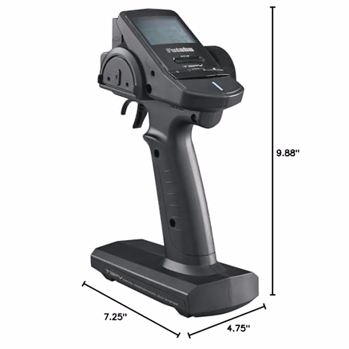 Futaba 3PV Three-Channel Two-Point-Four Gigahertz Computerized Radio Control Surface Transmitter with R304SB T-FHSS Telemetry Receiver