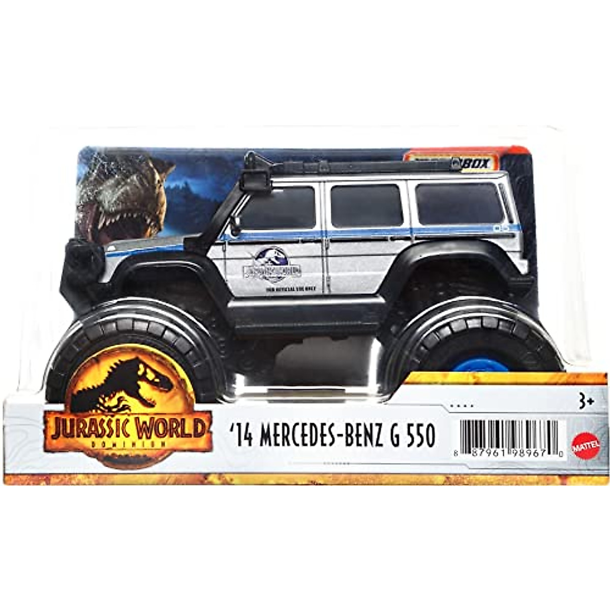 Jurassic World Toys Dominion 1:24 Scale Vehicle, '14 Mercedes-Benz G 550 Truck with Large Wheels, Collectible Toy Car