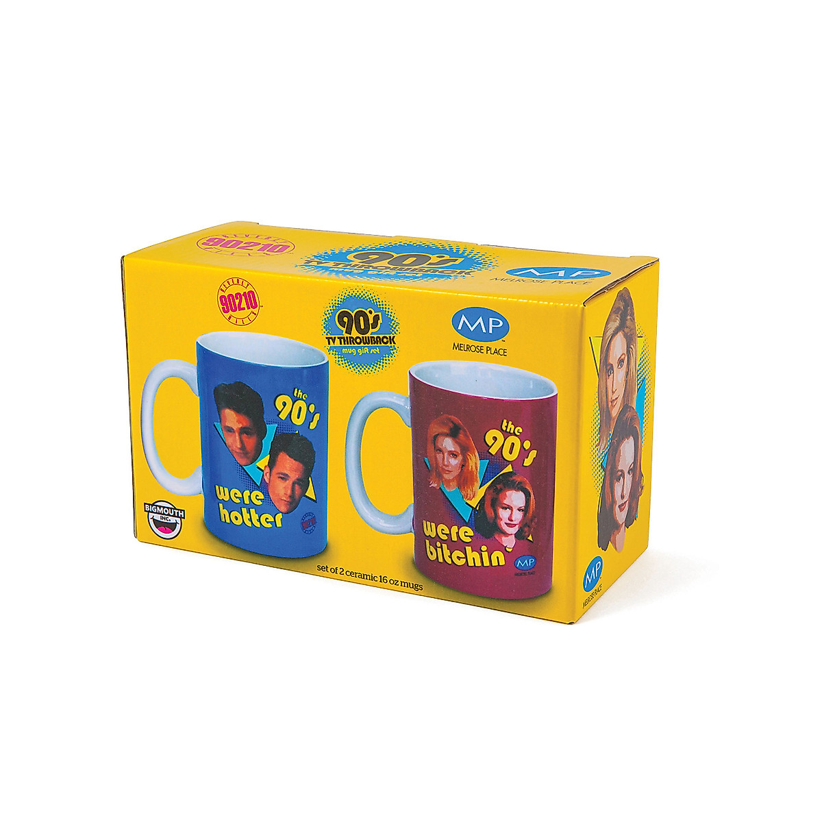 BigMouth Inc. 90210 / Melrose Place Mug Set - Set of 2!
