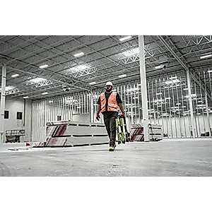 Little Giant Ladders, Sure Step, 3-Step, Double-Sided Step Stool, Fiberglass, (11953), Type 1AA, 375 lbs Weight Rating, Hi-viz Green