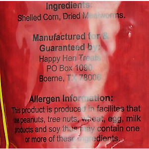 Happy Hen Treats Party Mix Mealworm and Corn, 2-Pound