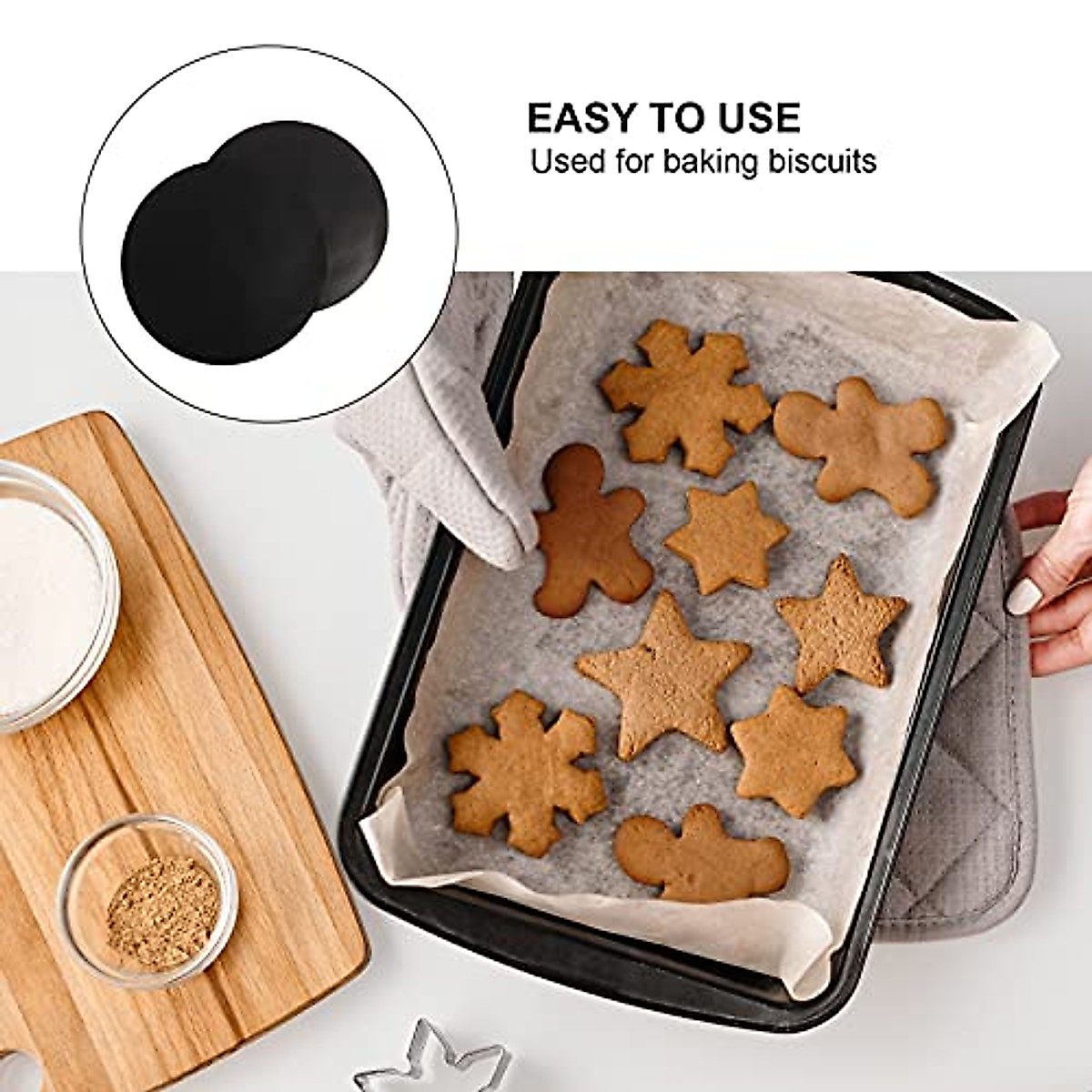 Cabilock Microwave Airfryer 6pcs Air Fryer Oven Liners Non- Stick Air Fryer Oven Mat Toaster Oven Microwave Bottom Mat Pizza Baking Pads for Air Fryers Steaming Cooking Silicone Air Fryer