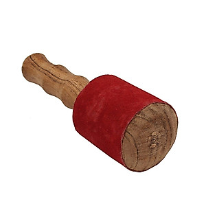 Traditional Tibetan Yoga Hard Wood Singing Bowl Mike Leather Striker Tool Meditation Chakra Healing Prayer Yoga Mindfulness - 1 Pc