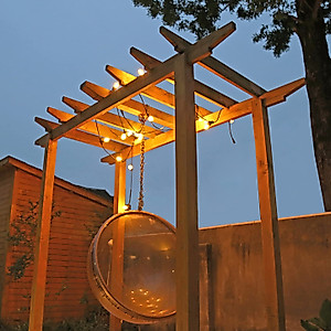 CLSETAIC Shatterproof & Waterproof S14 String Light Bulbs,Led Patio Lights Outdoor Waterproof Replacement Bulbs,S14 LED Bulb,Warm White 2200K,AC/120V,70LM,E26 Base, (24PACK)