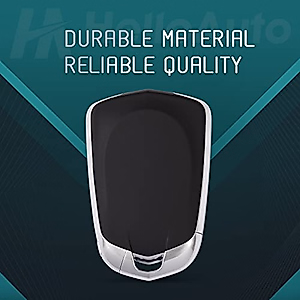 HelloAuto Fit for Cadillac Replacement Key Fob Cover, Key Fob for Cadillac XT5 ATS CTS Remote Key SRX XTS Escalade Key Fob, Keyless Entry Remote 5-Buttons Key Case(HYQ2AB, HYQ2EB)