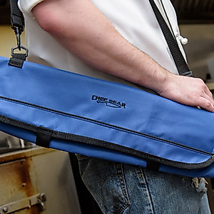 Ergo Chef 9 Pocket Knife Roll Bag, Trifold, Blue