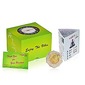 Orgonite Crystal – Aura Healing E-Energy Protection Selenite Orgone Energy generator Dodecahedron Crystal for – Healing Chakra Entity Protection Meditation Tool