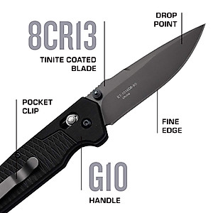 Elite Tactical Folding Pocket Knife - ET-1016DB-SO