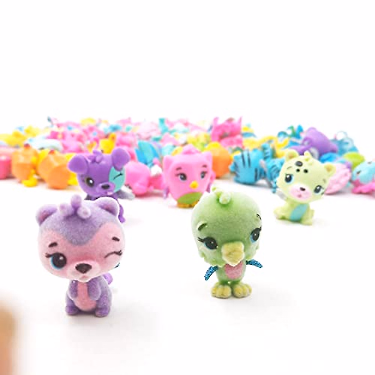 Beauy Girl Cute Miniature Pet Doll, 20 Pcs Random Mini Cute Pets Toy Doll Set Cake Topper Decoration Plant Pot Craft Dollhouse Decor