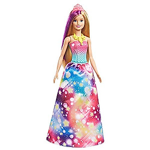 Barbie Dreamtopia Advent Calendar: Blonde Doll, 3 Fairytale Doll Fashions, 10 Accessories and 10 Storytelling Pieces Including 3 Pets, for 3 to 7 Years Old