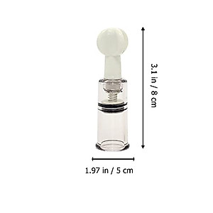 FOMIYES 4pcs Nipple Suckers Breast Sucker Women Inverted Nipple Corrector Nipple Pullers Female Breastfeeding Aspirators Vacuum Suction Cup for Breastfeeding Mother