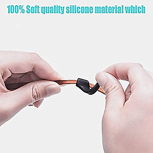 HKIDEE Eyeglass Ear Grip, Anti - Slip Comfortable Silicone Elastic Eyeglasses Retainers For Sunglasses Reading Glasses Eyewear, Sport Eyeglass Strap, 12 Pairs