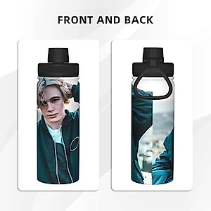 Eevikion Nick Musics Austin Stainless Steel Insulated Tumbler Sports Water Bottle Hot and Cold Travel Cup 18oz