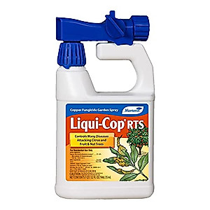 Monterey LG3190 Liqui-Cop Copper Garden Spray Fungicide for Disease Prevention, 32-Ounce RTS, 32 oz