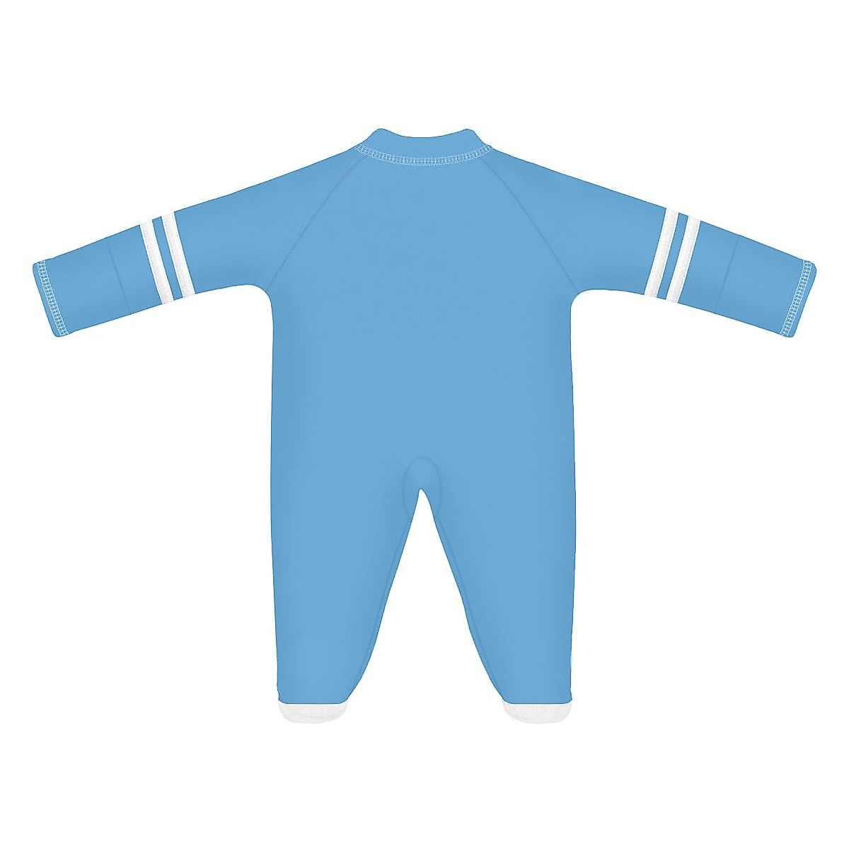 University of North Carolina Tar Heels Sports Shoe Footed Baby Romper,Carolina Blue,6-9 Months
