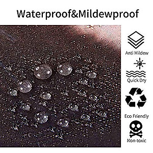 Fashion_Man GET Naked Black Shower Curtain Waterproof Fabric Cloth Polyester Bath Curtain, Anti-Slip Floor Mat Toilet Lid Cover Toilet Rugs Bath Mat, Cool Modern Bathroom Decor, Full Set (4pcs)