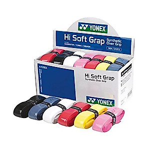 YONEX Unisex_Adult Hi-Soft Grip Assorted 24er Overgrip, Multicoloured, Standard Size