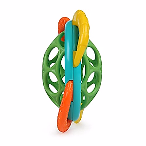 Bright Starts Soothers & Shakers 7pc Gift Set - BPA-Free Baby Rattles, Teethers and Stroller Toys, Unisex, Newborn+