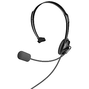 SLIDE Premium Wired Headset for Computers & Smartphones | Flexible Boom Mic | Dual Adapter Mic & Audio Splitter | On-Cord Volume Control | 3.5mm Connector | Home, Office & Gaming Headphones