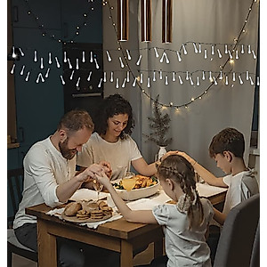 Outdoor Solar String Lights,30 LED Water Drop Solar Lights with 8 Modes,Waterproof Solar Powered Raindrop Lights for Garden Yard Porch Wedding Party Decor -Cold White