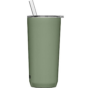 CamelBak Horizon 20 oz Straw Tumbler, Insulated Stainless Steel, Moss