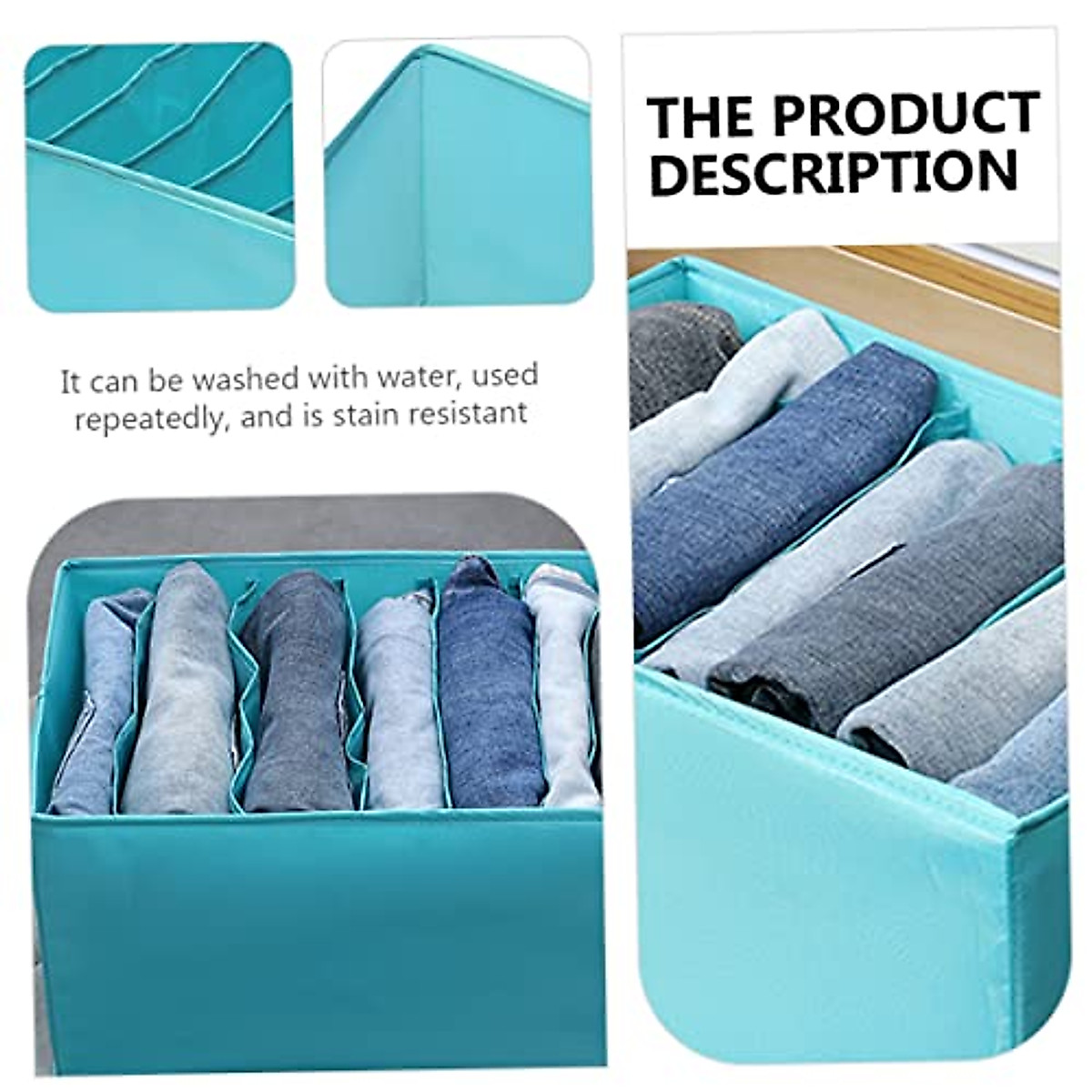 TIDTALEO 1pc Underwear Storage Box Dresser Dividers Desk Divider Storage Dresser Organizer Cloth Drawers Divider Vanity Drawer Organizer Closet Underwear Organizer Sock Storage Box Sock Bra