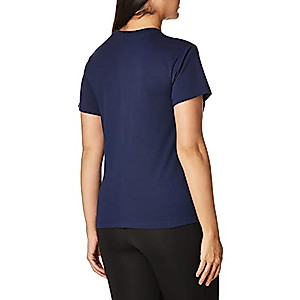 Champion, Classic Short Sleeve T-Shirt, Lightweight Tee for Women, Logo (Plus Size Available), Athletic Navy Script, 4X