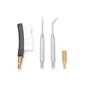 Motanar .177 and .22 Caliber Air Gun Cleaning Kit - Includes Cleaning Rod, Brushes, Mops, Jags, Picks and Thread Adapter (.177 and .22 Caliber)