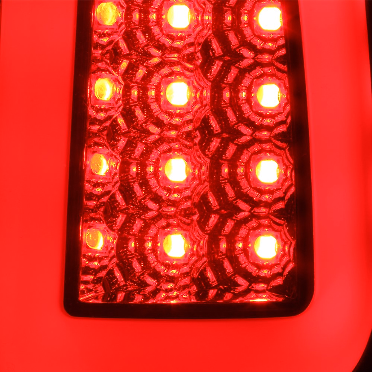 AKKON - For Black Smoked 2008-2016 Ford F250 F350 F450 F550 SuperDuty LED Tube Tail Lights Pair Brake Lamps