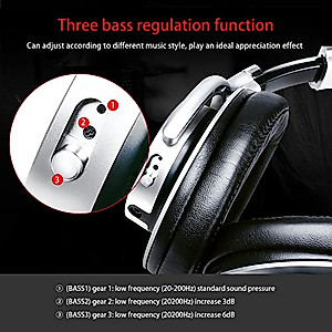 TAKSTAR On-Ear Monitor Headphones Bass Adjustment HiFi Stereo Dynamic Studio Noise Cancelling Headsets for Recording Monitoring Music PRO 82 Silver