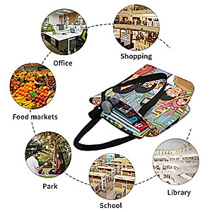 Bobs-Burgers Women's Tote Bag Large Capacity Shoulder Handbag For School Travel Beach Shopping Business Work