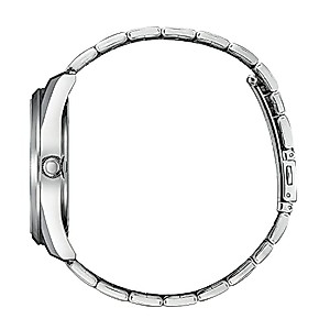 Citizen Men's Quartz Dress Watch with Stainless Steel Strap, Silver-Tone, 20 (Model: BI1031-51X)