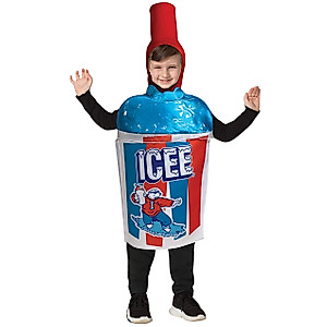 Rasta Imposta Icee Blue Costume Dress Up Cosplay Prop Kids Slurpee Slushy Slush Puppie Halloween Costumes, Child Size 3-6