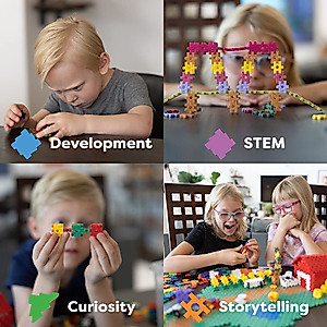 Incredibly Interconnectable Toys KADU Classic 250 Piece Classic Set - STEM/STEAM Building + Construction Toy, for Open + Imaginative Play Ages 5+