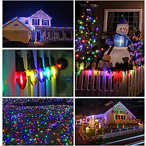 Exiugus 25Pack Shatterproof & Waterproof C7 Replacement LED Light Bulbs – 0.6W Equivalent to 7W, Multi-Color C7 LED Bulbs for Outdoor String Light, Commercial Grade Holiday Bulbs