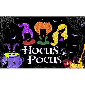 Large 71" X 43" Backdrop, Party Decorations, Witch Sisters Backdrop for Decorations Party, Birthday Decorations for Kids