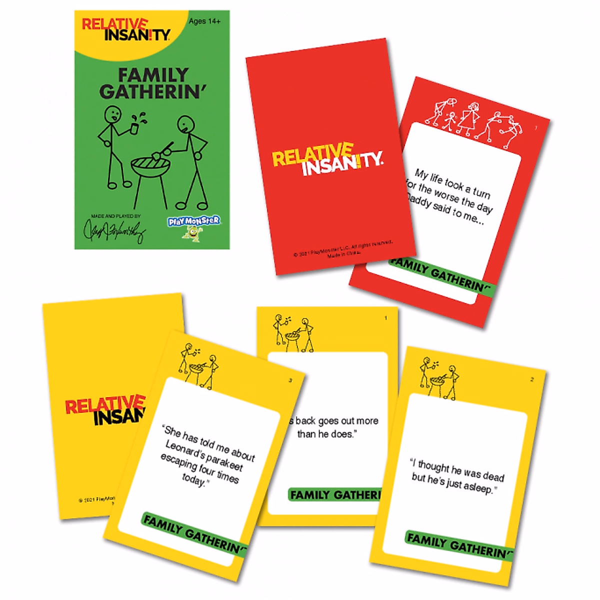 Relative Insanity — Family Gatherin' — Laugh-Out-Loud Party Game All About Family — Ages 14+