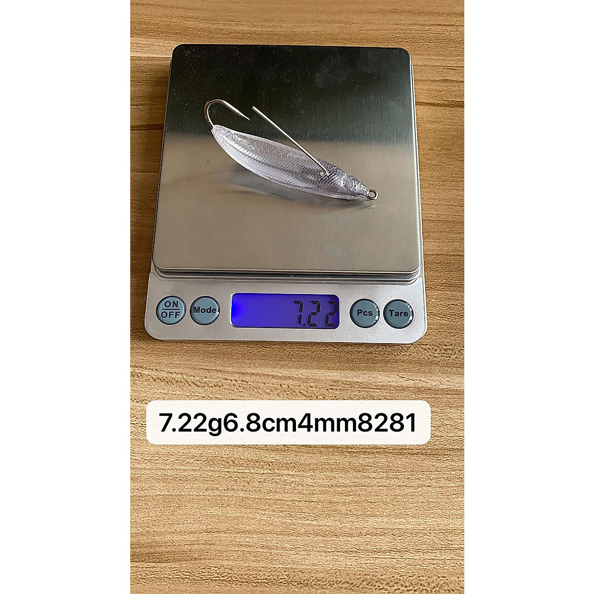 10pcs Unpainted Simulation Fishing Lure Blank topwater Freshwater VIB Bait Trout Salmon 68mm 7.2G Lure Body with Hook Free Eye 8281