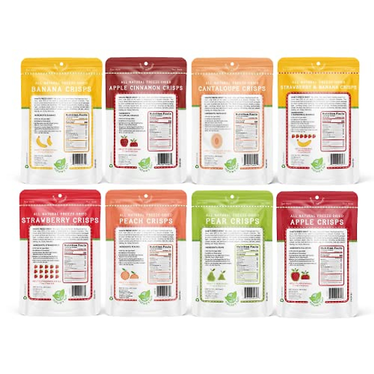 Nature’s Turn Freeze-Dried Fruit Snacks, Mega Variety Pack of 16 (0.53 oz Each)