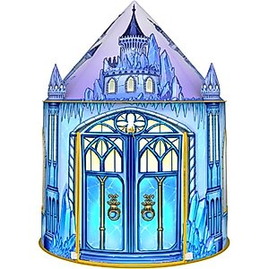 ImpiriLux Ice Castle Princess Play Tent | Unique Pop Up Fort for Imaginative Games & Gift | Foldable Playhouse with Storage Bag