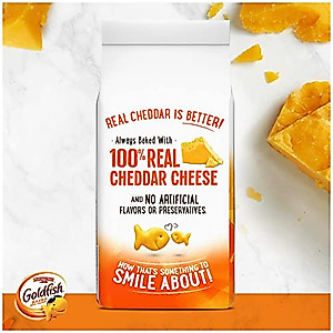 Goldfish Cheddar Crackers, Snack Crackers, 6.6 oz. bag, 6 CT box
