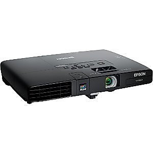 Epson PowerLite 1761W, WXGA, Wireless, 2600 Lumens Color Brightness, 2600 Lumens White Brightness, Ultra Lightweight 3LCD Projector