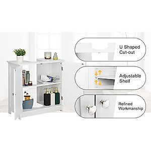 24" Bathroom Vanity Cabinet Single Wood Vessel Sink Top Sink Cabinet Modern