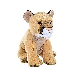 Wild Republic Mountain Lion Plush, Stuffed Animal, Plush Toy, Gifts for Kids, Cuddlekins 12 Inches