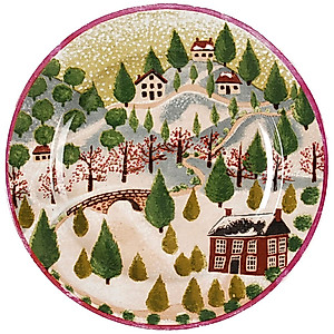 Block Country Village Salad Plate Winter
