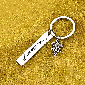 7RVZM Nurse Keychain Nurse Jewelry Medical Gift Nursing Keychain RN Registered Nurse Gift Nurse Graduation Jewelry Medical Jewelry Medical Student Gift Nurse Birthday Gift