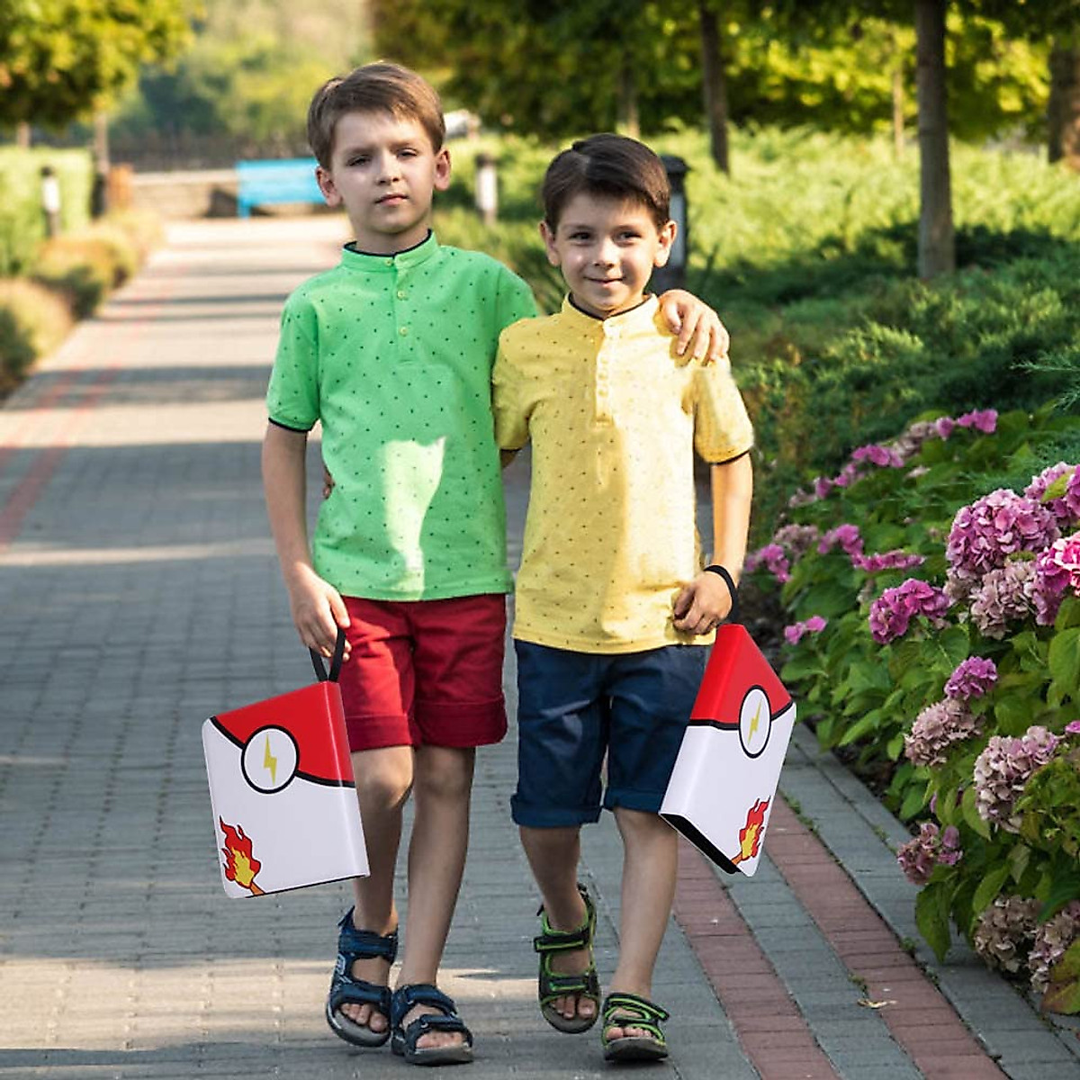 Kitguard Binder for Pokemon Card with 40 Premium 9 Pocket Card Sleeves, Trading Card Binder Book Holds Up to 720 Cards, Carrying Case Card Holder with zipper and Wristband