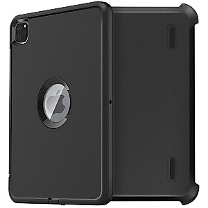 AICase for iPad Pro 11 Inch 4th/3rd/2nd/1st Generation 2022/2021/2020/2018,Heavy Duty Shockproof Triple Layer Defense for New Apple Pro 11" 4th 2022/3rd Gen 2021,2nd Gen 2020&1st Gen 2018(Black)