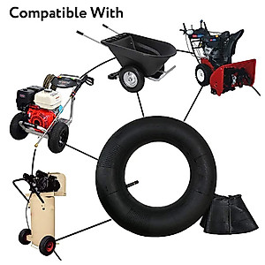 YOMNEE 2Pack 15x6.00-6" Replacement Heavy Duty Inner Tube with TR-13 Valve Stem for Riding Mowers, Lawn Mowers, Go Karts, Golf Carts, Wheelbarrows Hand Trucks and More