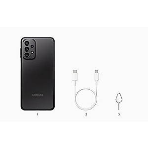 SAMSUNG Galaxy A23 5G A Series Cell Phone, Factory Unlocked Android Smartphone, 64GB, Wide Lens Camera, 6.6” Infinite Display Screen, Long Battery Life, US Version, 2022, Black